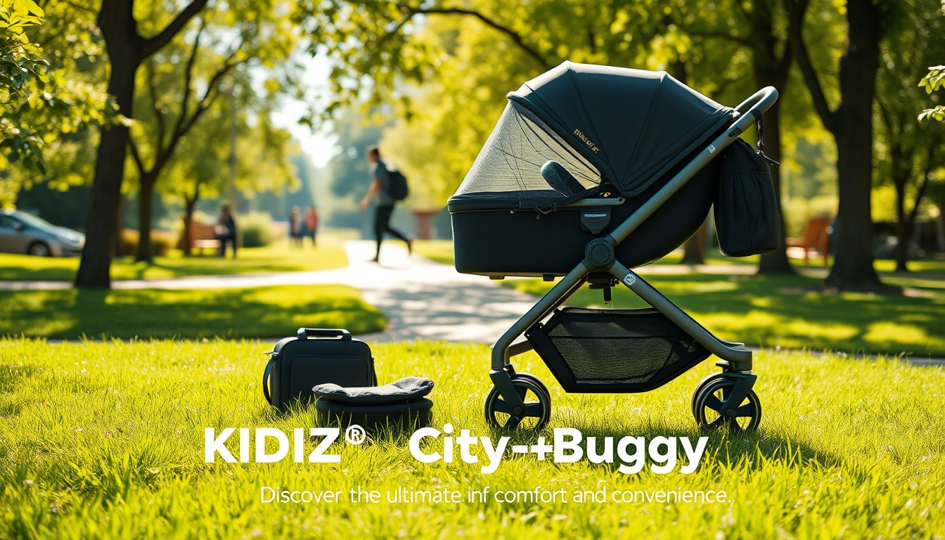 KIDIZ® Kinderwagen City-Pro im Test: für aktive Familien unterwegs ...