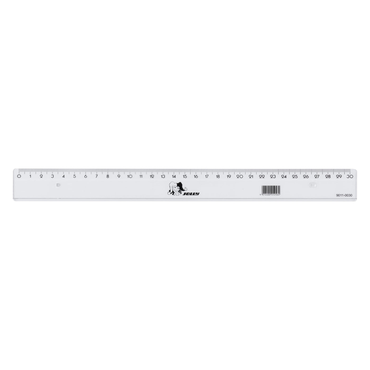 JOLLY Standard-Lineal, 30 cm, transparent, stabil, aus Kunststoff, für ...
