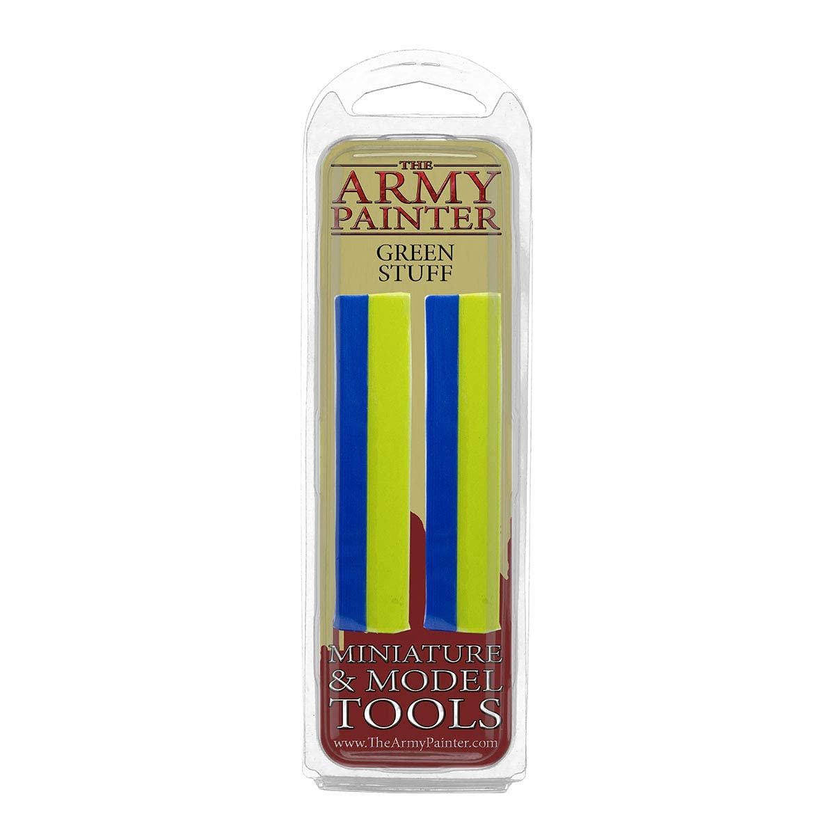 The Army Painter Green Stuff 2-pack is a 20 cm epoxy putty ideal for s ...