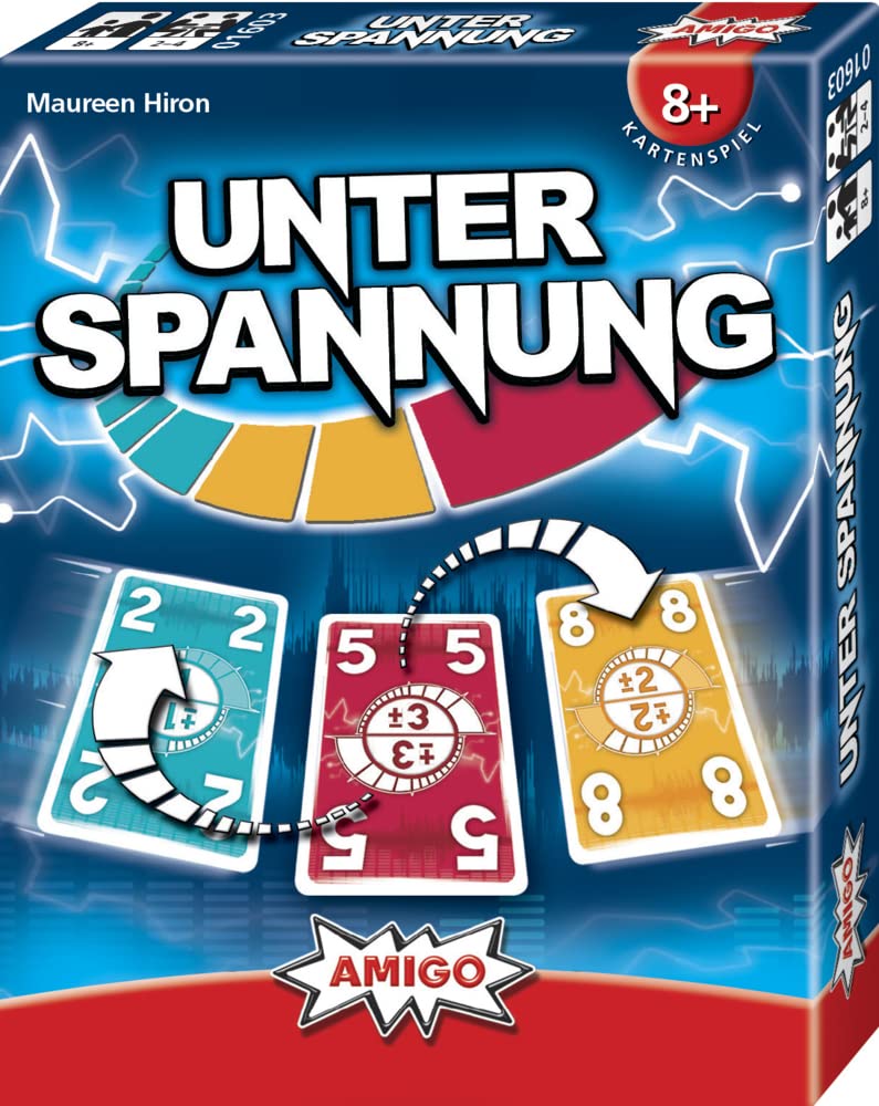 AMIGO 1603 - Kartenspiel, Unter Spannung, 8 Jahre to 99 Jahre ...