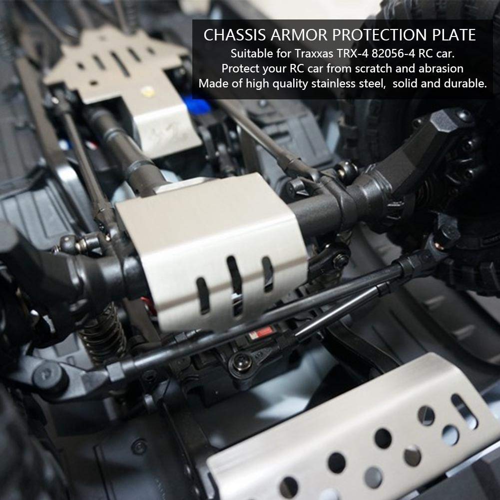 VGEBY RC Car Chassis Rüstung, RC Car Chassis Schutz Skid Plate für Tra ...