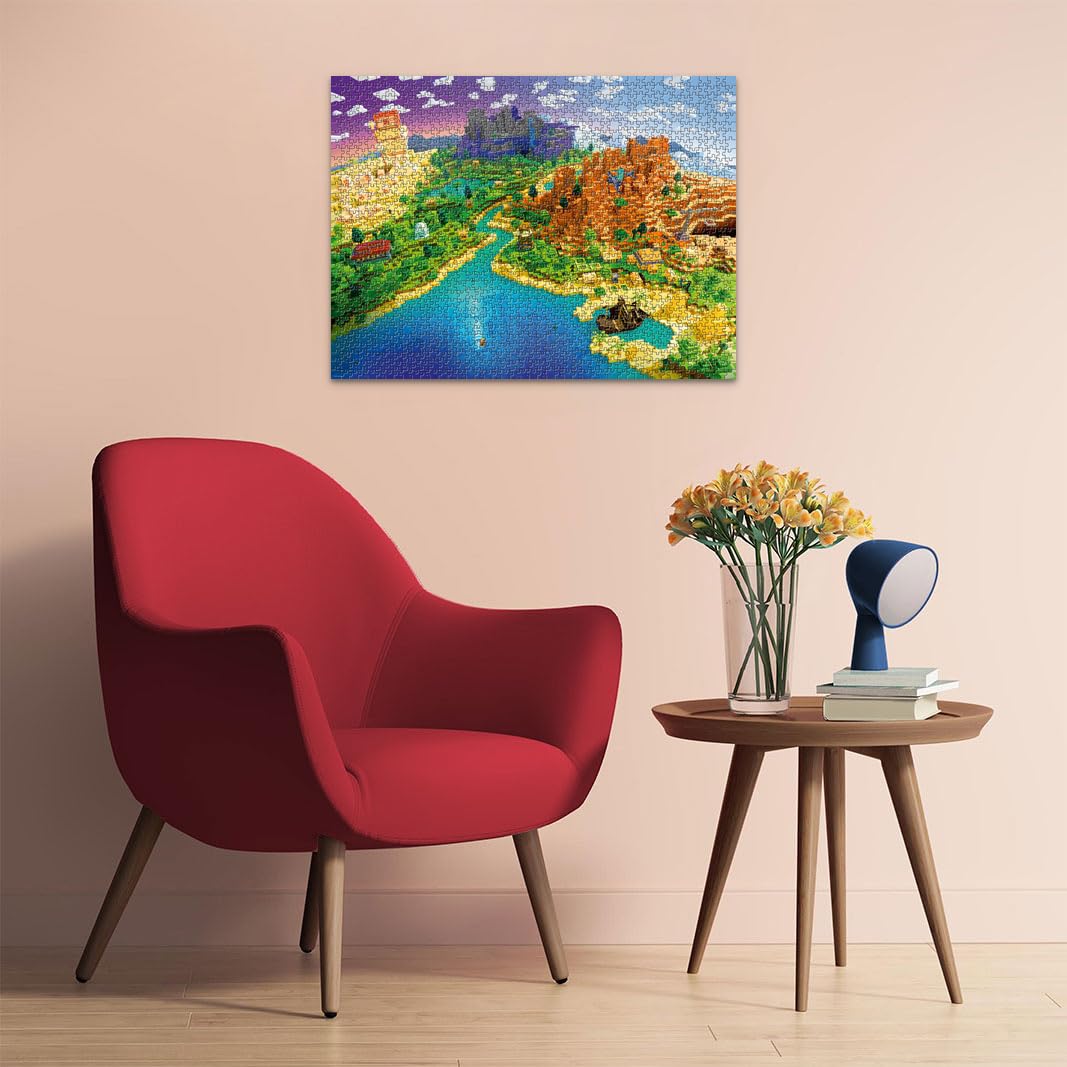 Ravensburger Puzzle 12000433 - World of Minecraft - 1500 Teile Puzzle ...