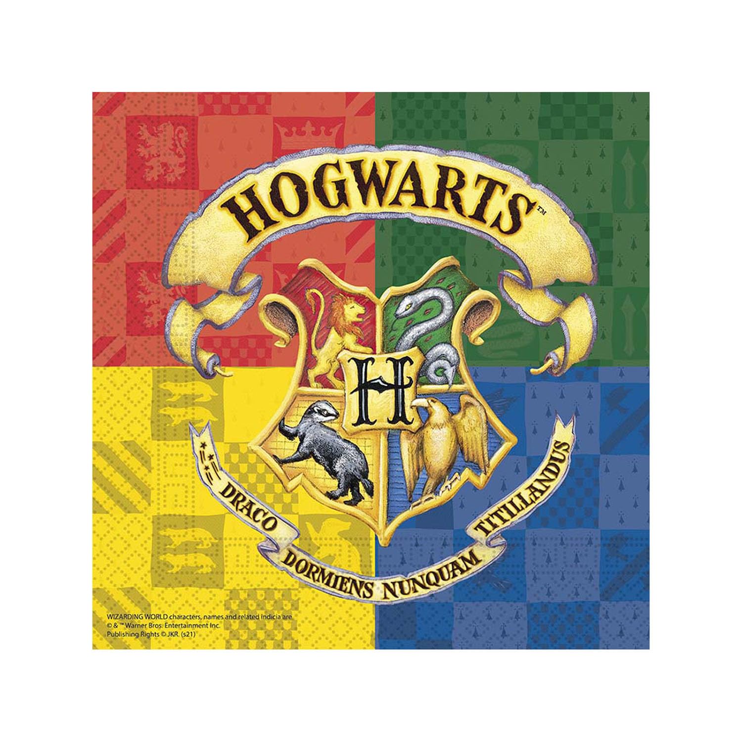 Procos 93366 - Papierservietten Harry Potter, 25x25 cm, FSC® Mix, Kind ...