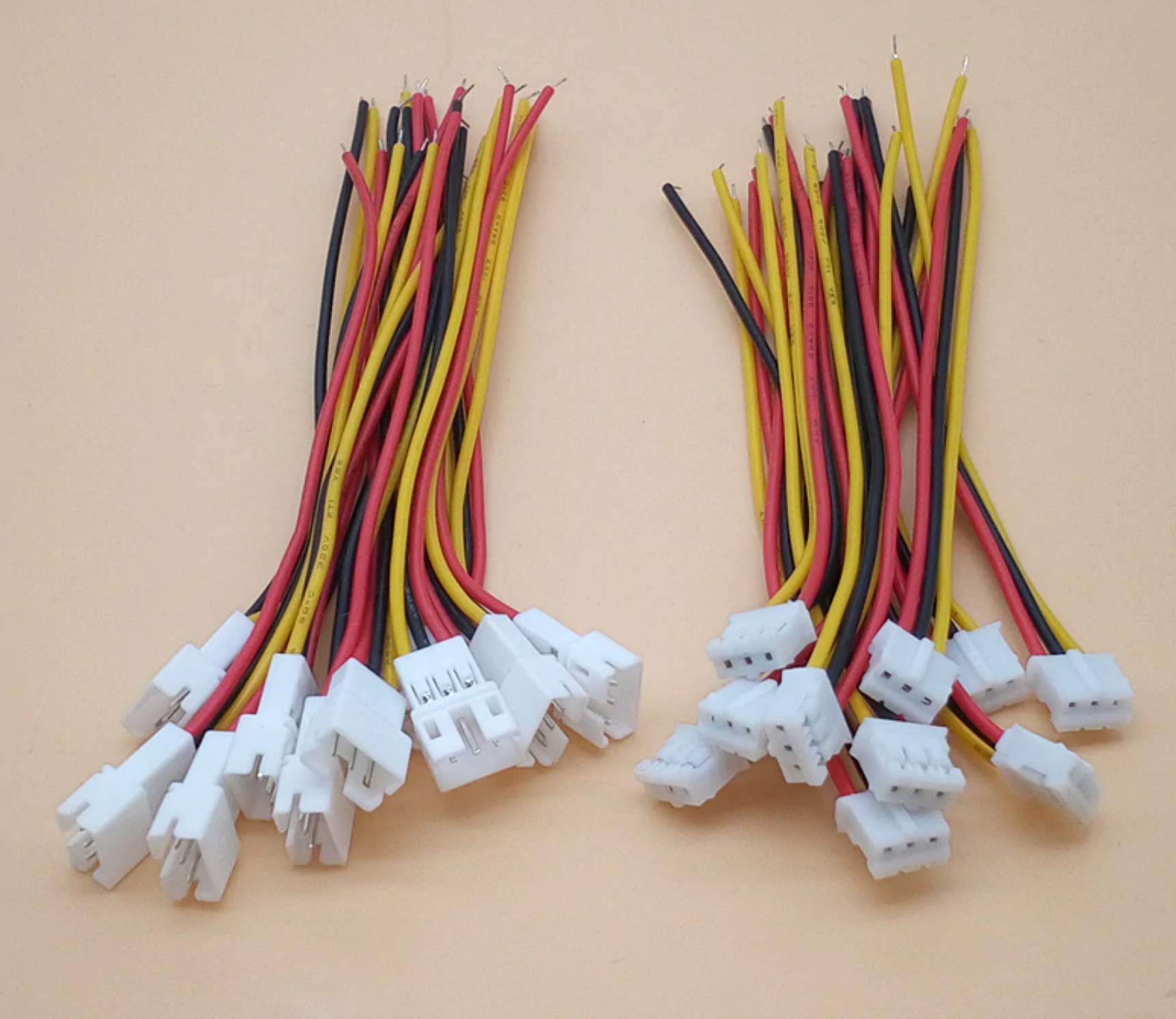 VUNIVERSUM 5X Paare 10 Stück Micro JST PH 2.0 3PIN Rastermaß 2mm Steck ...