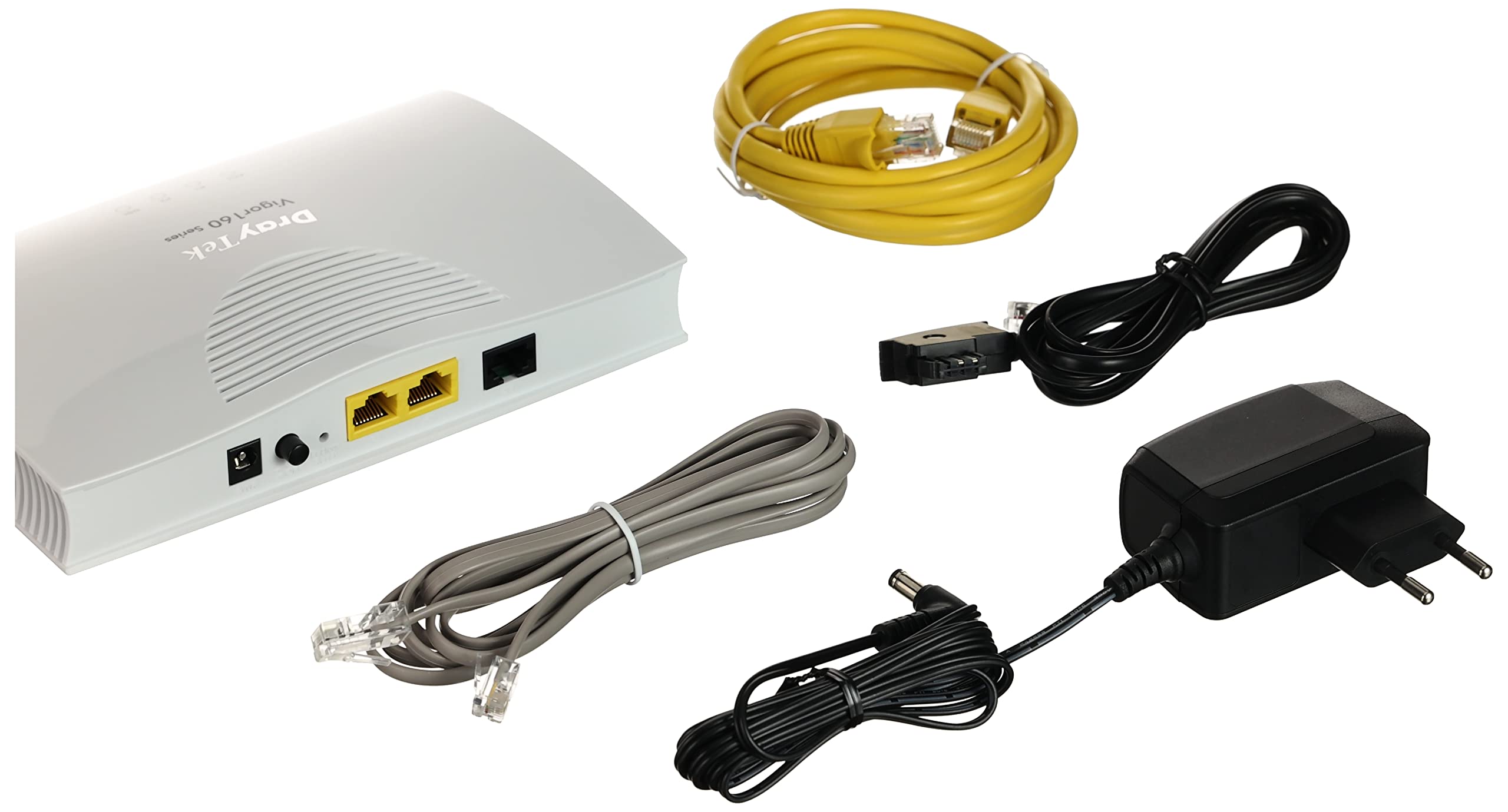 DrayTek Vigor 167 Supervectoring/VDSL2/ADSL2+ Modem DE-at-CH Weiss, St ...