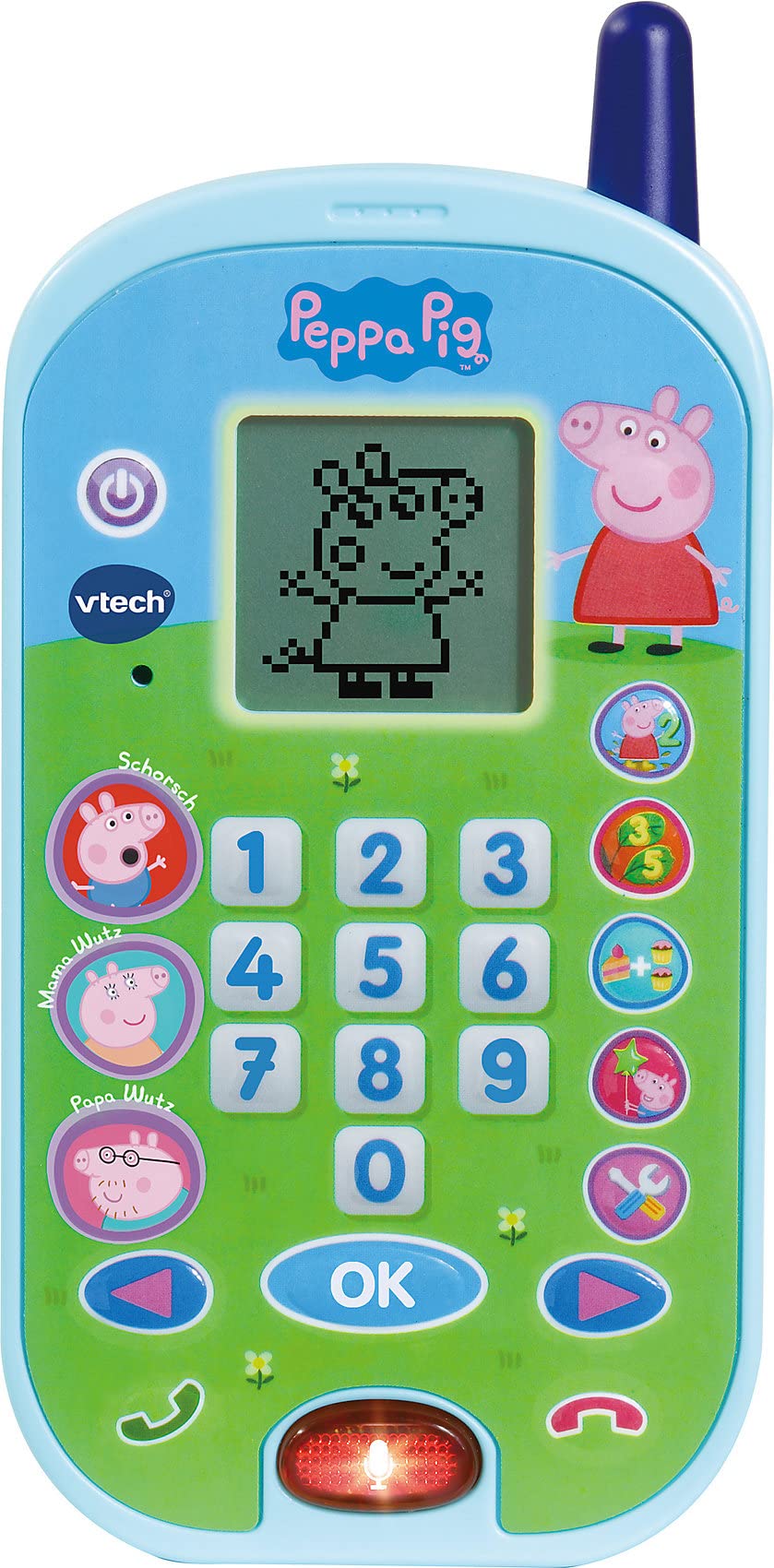 Vtech Peppas Lerntelefon – Mit den Originalstimmen aus der Peppa Pig S ...
