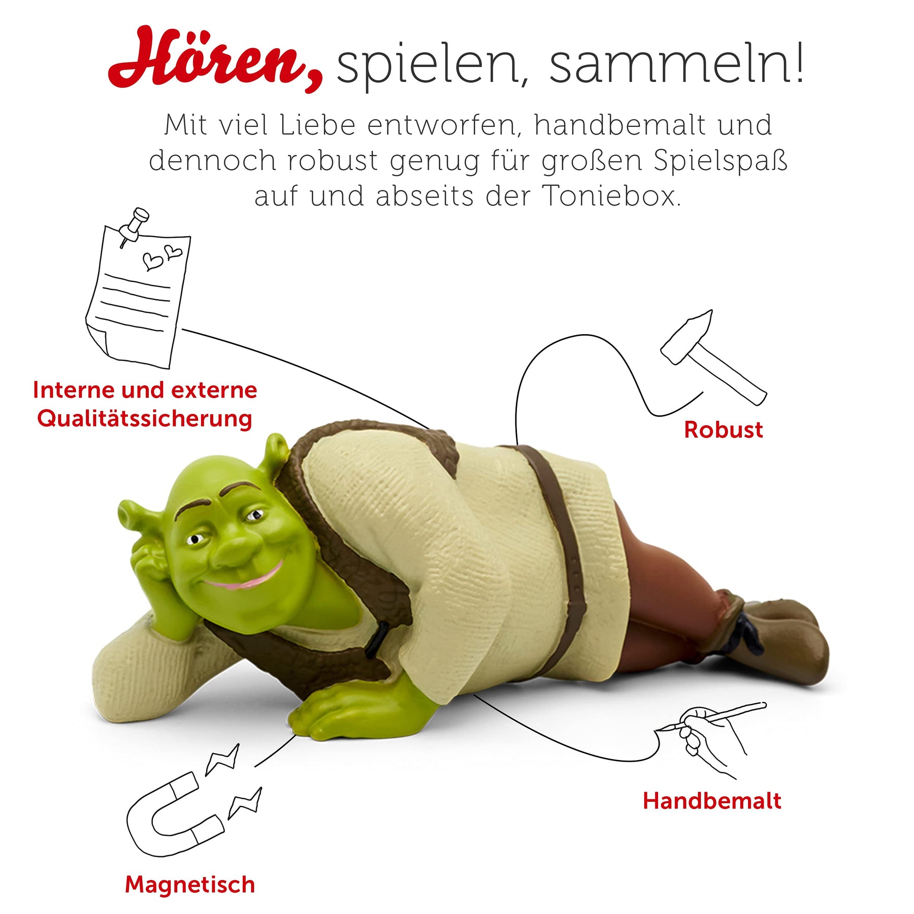 tonies Hörfigur für Toniebox, Shrek – Der tollkühne Held, Hörspiel zum ...