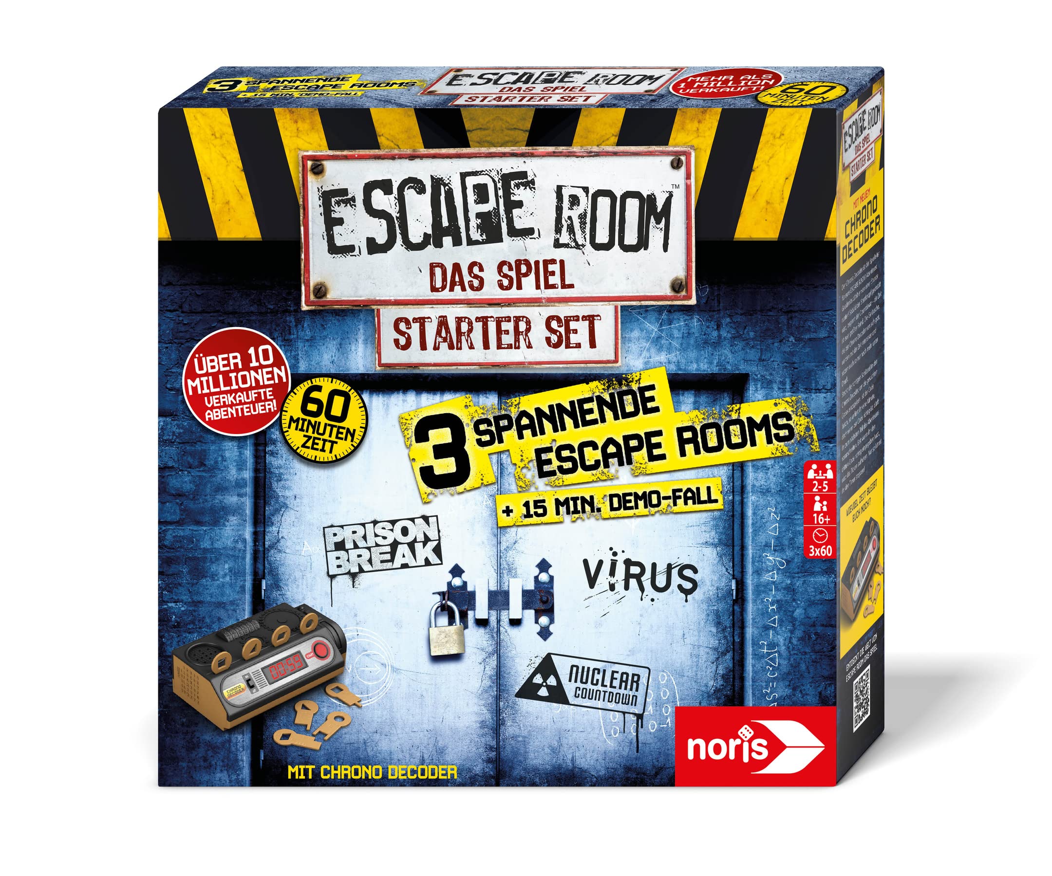 Noris 606102034 Escape Room Starter Set - Familien und Gesellschaftssp ...