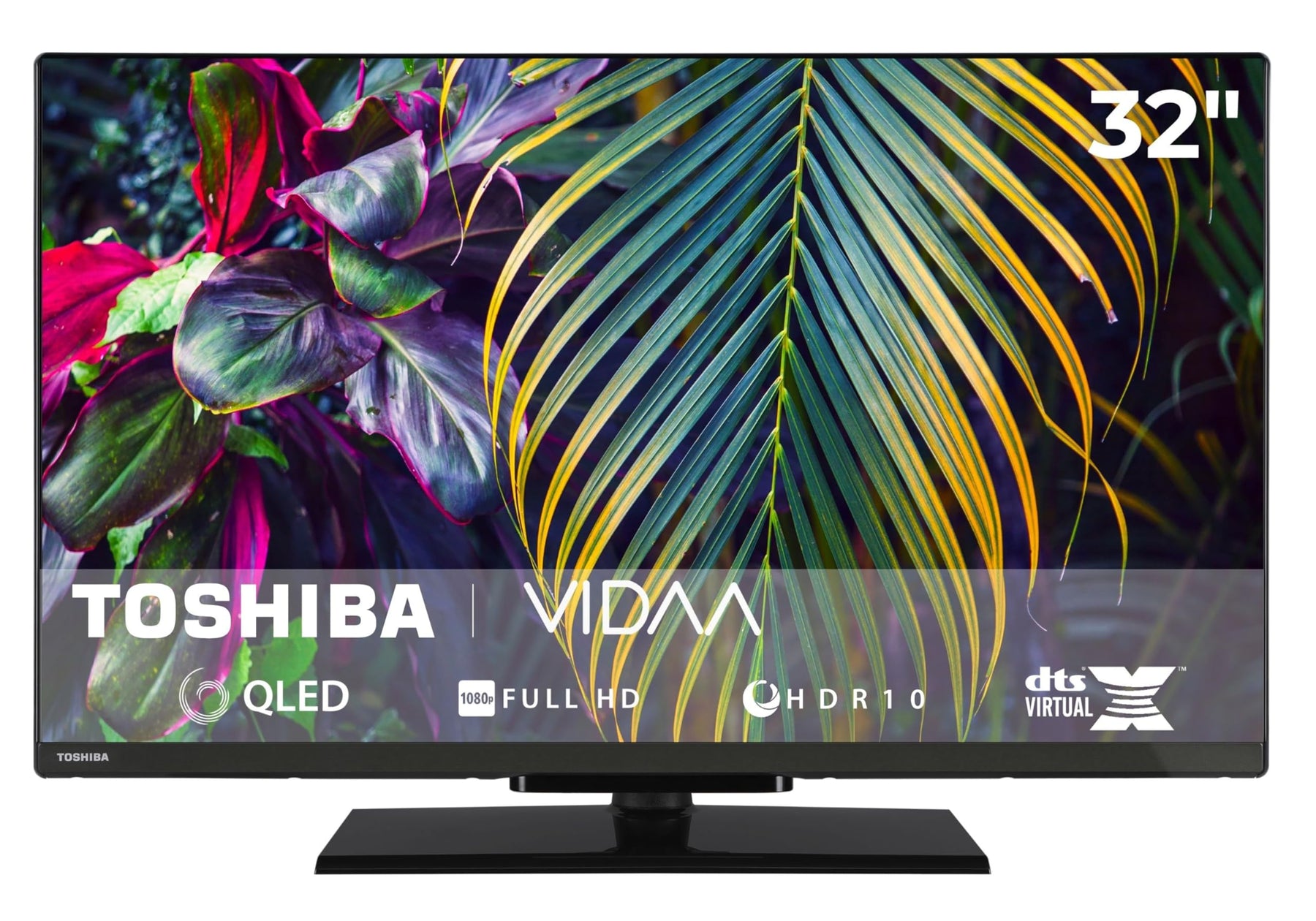 Toshiba Fernseher 32 Zoll Smart TV VIDAA Full HD QLED Fernseher HDR Sm ...